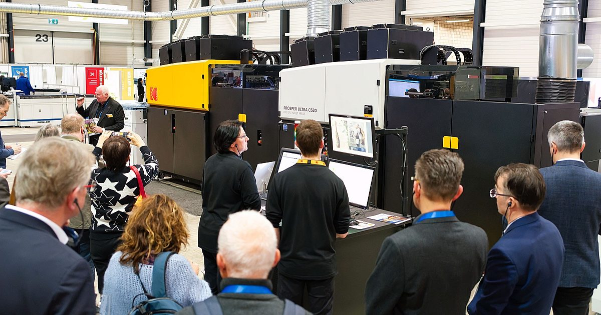 Kodak showcases new PROSPER ULTRA 520 Press at Hunkeler… | Kodak